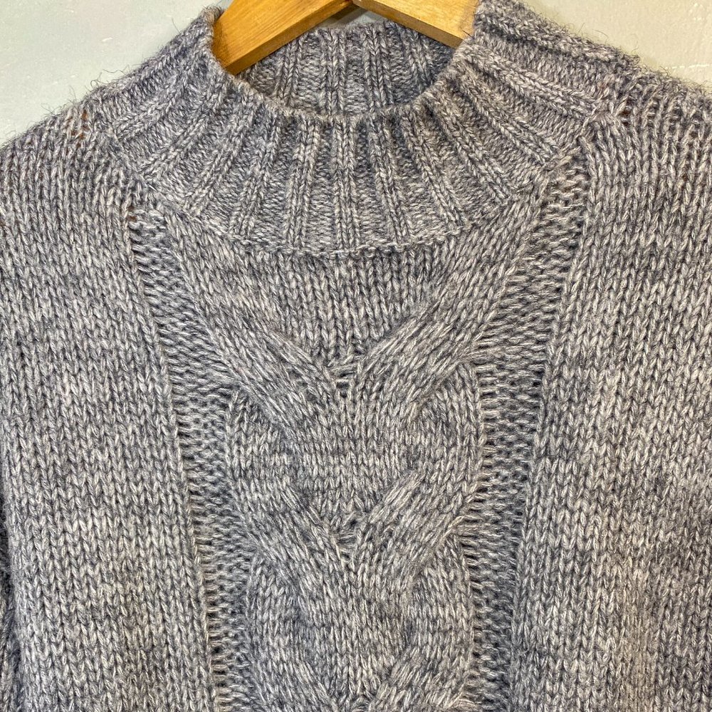 Modern Citizen Tracy Cable Knit Sweater - Gem